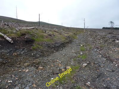 Photo 6x4 Forestry debris Shenval/NJ2129 And a bit of a track, probably ...