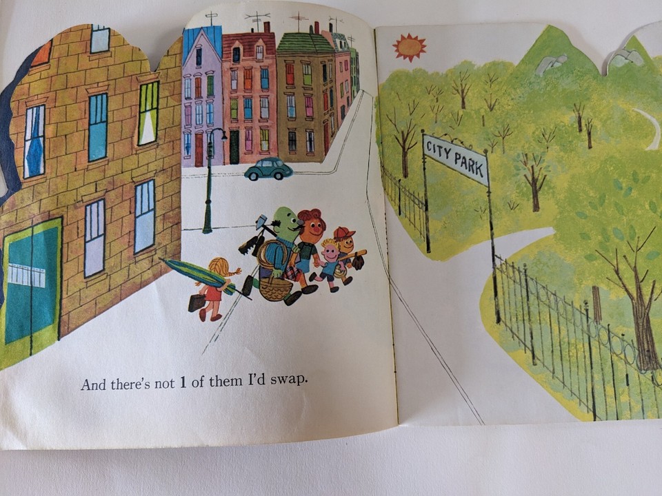 1971 Shape Book Sesame Street People In My Family | eBay