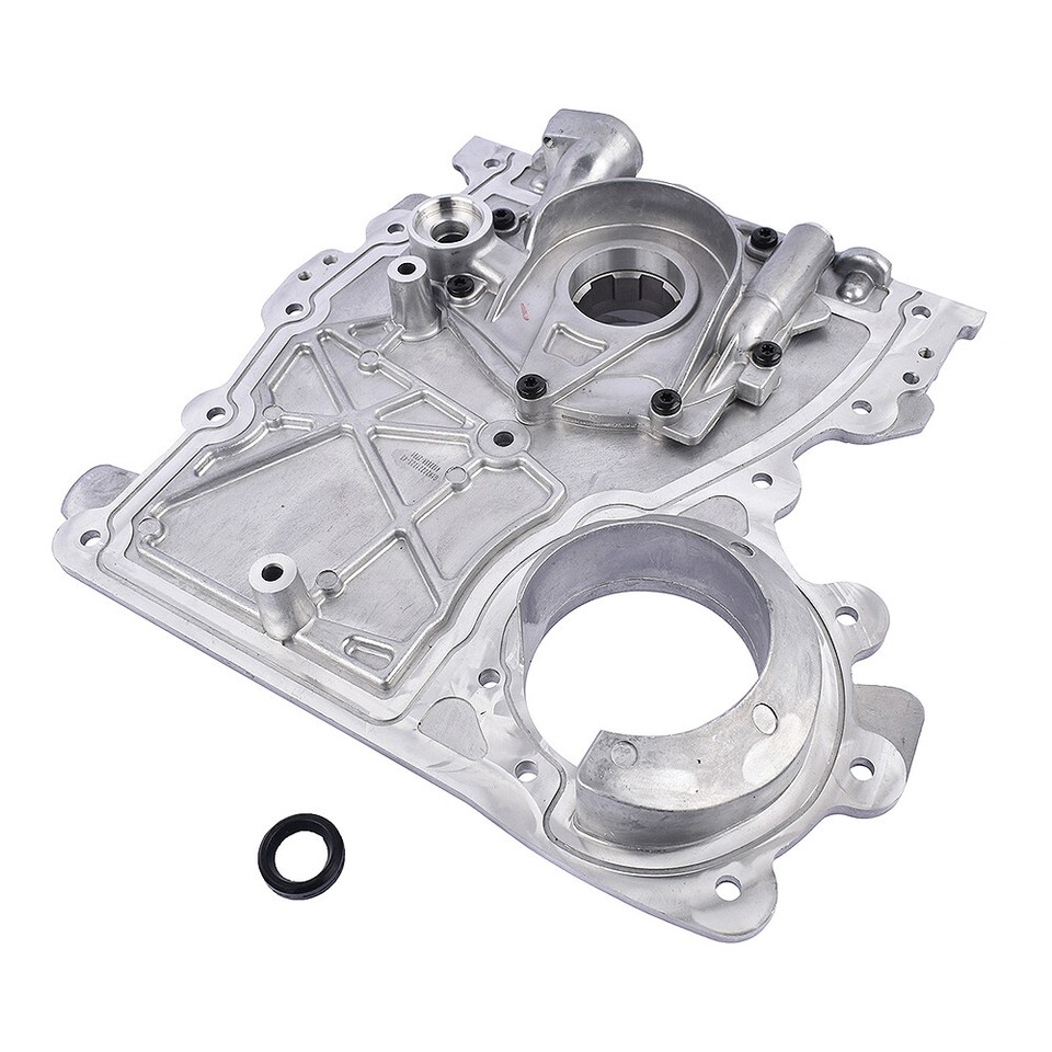 Engine Timing Chain Cover w/ Oil Pump for Chevy Colorado GMC Canyon ...