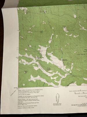 Squaw Pass Quadrangle Colorado Vintage USGS Topographic Map 1957 ...