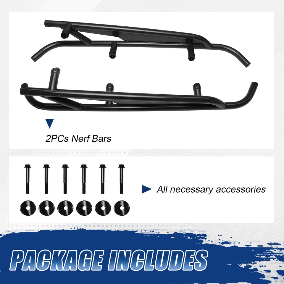 Side Nerf Bars Rock Sliders 2-Doors Tree Kicker for Can Am 2017-2024 ...