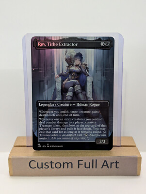 Rev, Tithe Extractor Foil Custom sticker on bulk MTG Commander | eBay