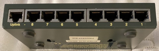 Farallon Streamline Starlet Dual Speed Ethernet 8 Port Hub Pn520/8tp ...