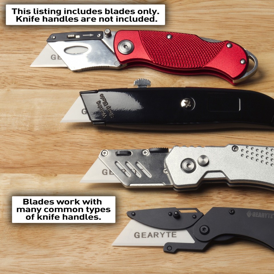 Ceramic Utility Blades for Box Cutters and Utility Knives 5/10/25/50 ...