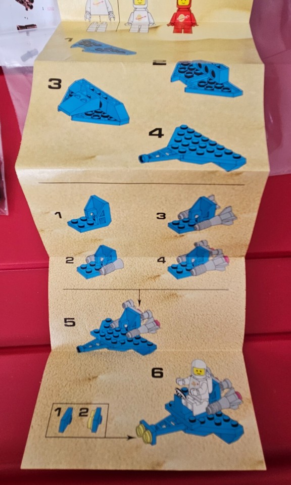 Vintage 1984 LEGO 6871 Star Patrol Launcher 100% Complete with ...