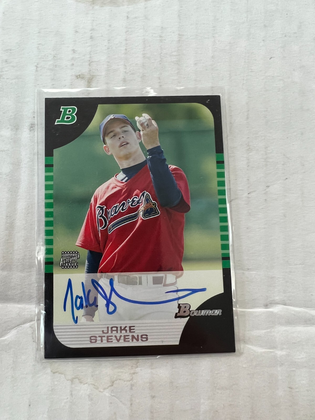 Jake Stevens 2005 Bowman Baseball Rookie Autograph #144 NrMt | eBay