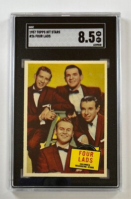 1957 Topps Hit Stars #26 Four Lads SGC 8.5 NM-MT+ GC29 | eBay