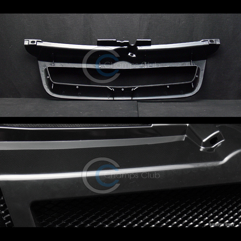For 99-05 VW Jetta/Bora MK4 Glossy Black Aluminum Mesh Front Bumper ...