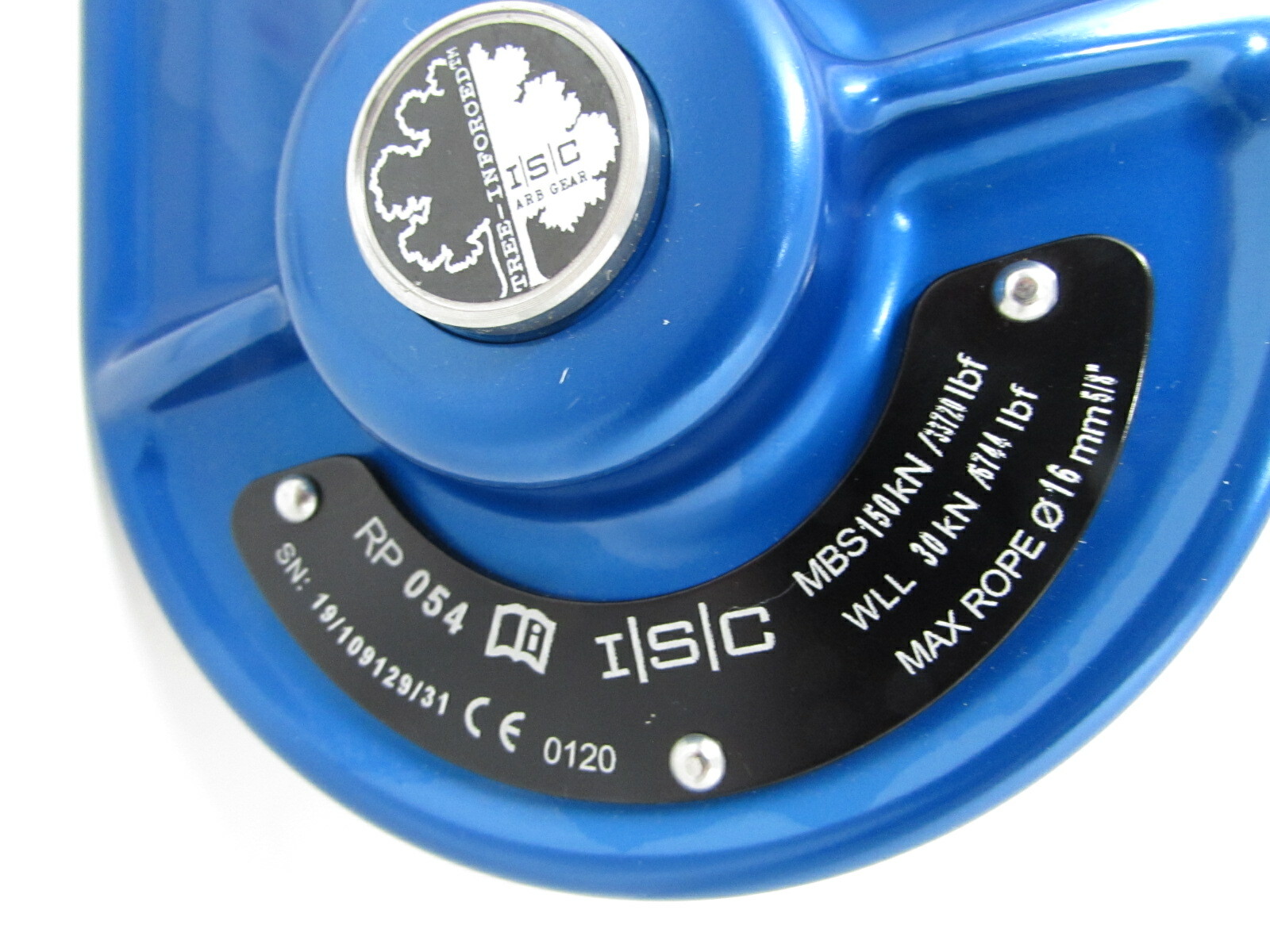 ISC RP054 ALUMINUM RIGGING BLOCK 33,720 LB MBS 16MM OR 5/8" - ARBORIST ...