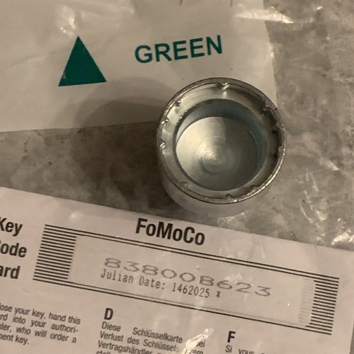 GENUINE FORD LOCKING NUT 83800B623 83800A623 green triangle | eBay UK