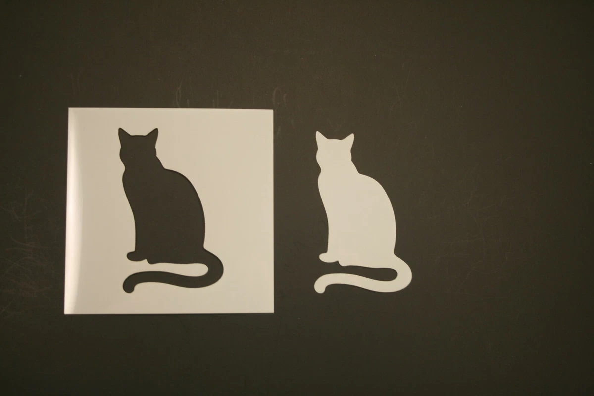 Sitting Cat Stencil