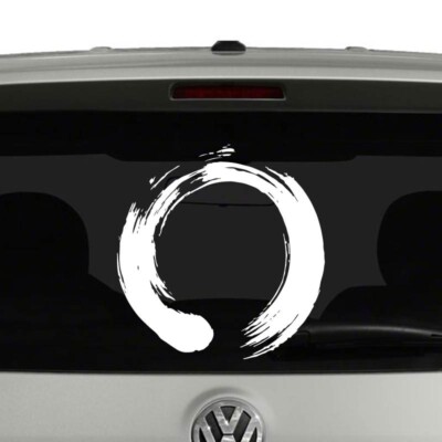 Enso Circle Brush Stroke Vinyl Decal Sticker | eBay