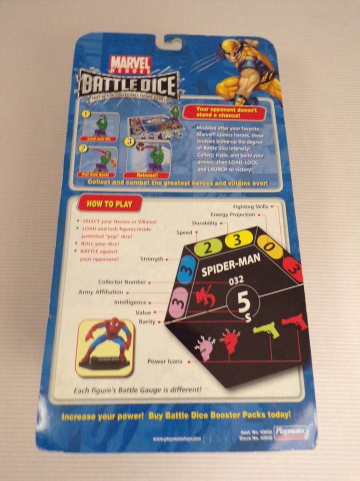 MARVEL HULK BATTLE Dice Launcher Playmates | eBay