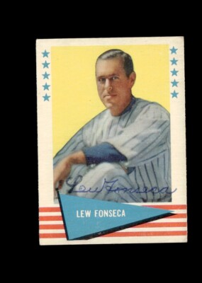 Lew Fonseca 1961 Fleer Greats White Sox authentic autographed card | eBay