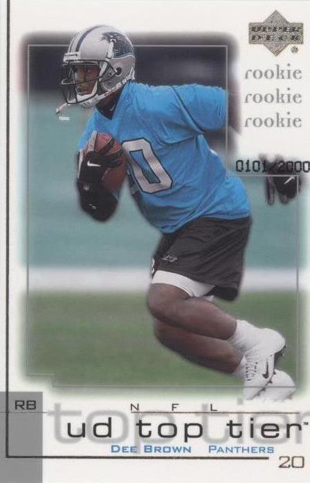 2001 Upper Deck UD Top Tier - Rookie Dee Brown #192 /2000 (RC) for sale ...