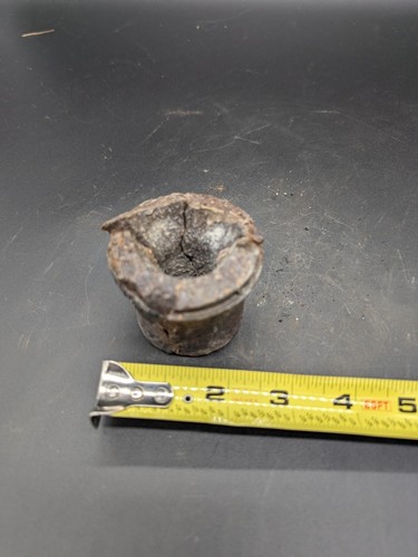CIVIL WAR DUG RELIC SHELL EXPLODED ARTILLERY ORDNANCE Lawrence Pawl ...