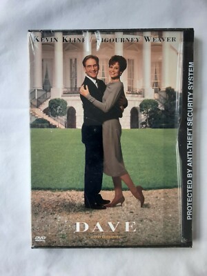 Dave (DVD, 1998) Sealed New PG-13 Sigourney Weaver Kevin Kline Comedy ...
