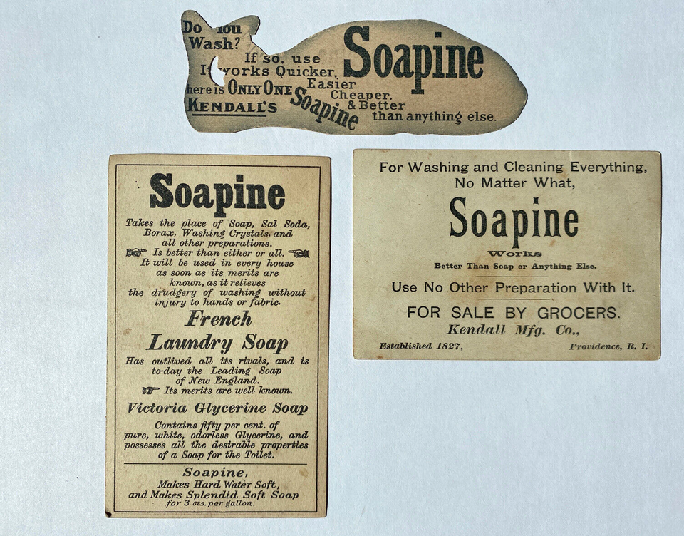 Soapine Trade Cards Die Cut Whale | eBay