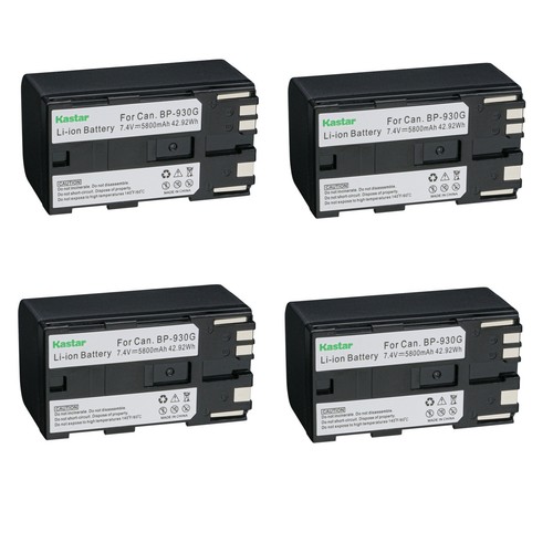 Kastar Battery Pack Replacement for Canon EOS C500 C500 PL, ES50 ES55 ...