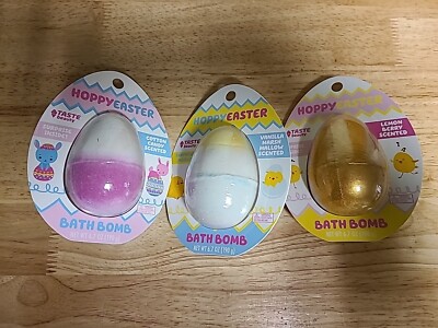 Hoppy Easter Bath Bombs - Surprise Inside 6.7oz Lot of 3 Variety of ...
