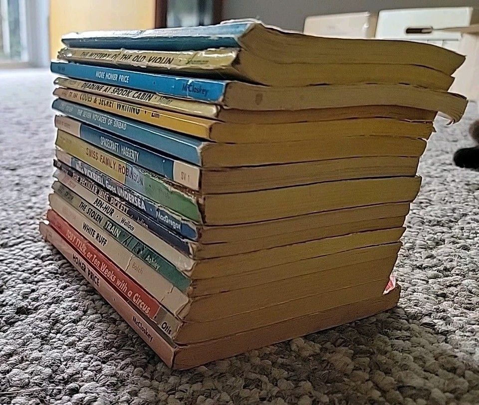 Vintage 1960s Children And Young Adult 15 Paperback Book Lot ...