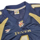TRI-CITIES FEVER Jersey Mens Large Blue Gold #1 Logo Spell Out ARENA 2 ...