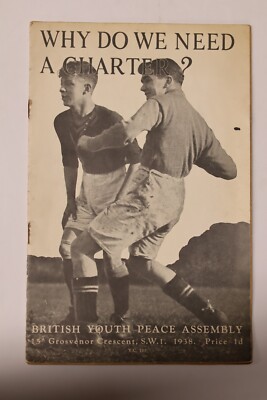 Original 1938 British Youth Peace Assembly – Wartime Anti-Fascist ...