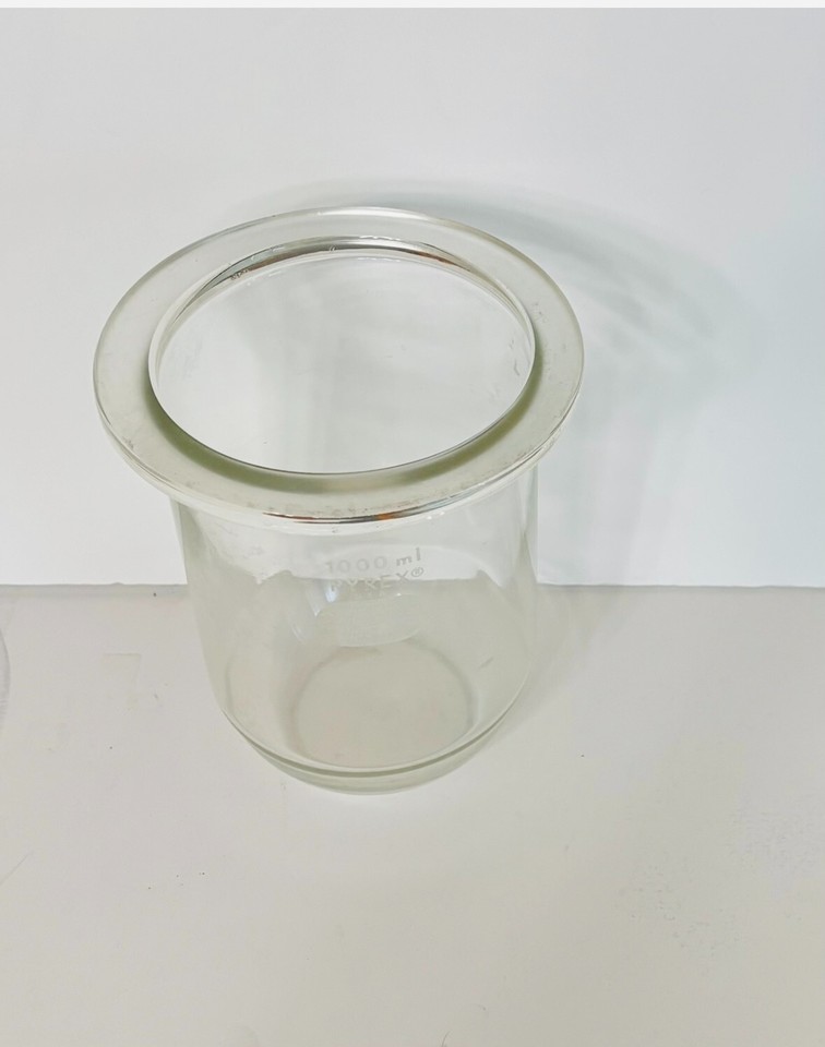 PYREX 1000mL Glass Cylindrical Reaction Vessel | eBay