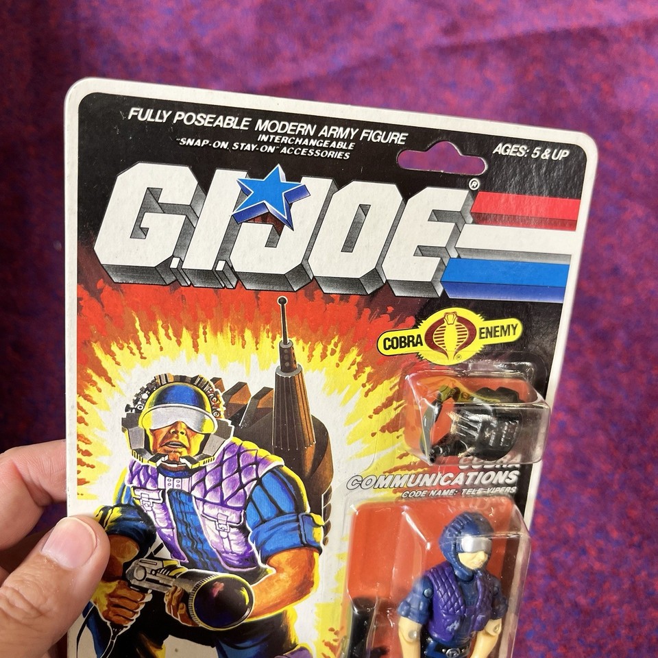 Vtg ARAJ GI Joe Cobra TELE-VIPER 1985 MOC MOSC Figure Free S&H | eBay