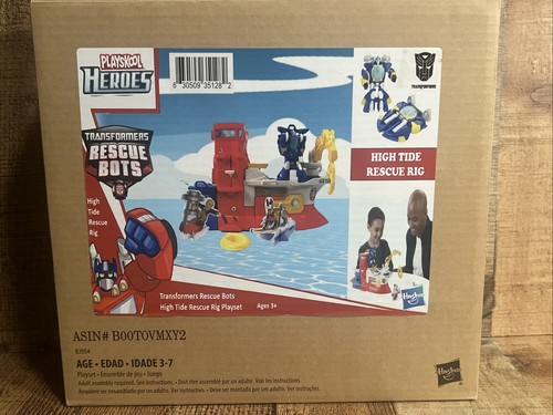 Rare Transformers Rescue Bots High Tide Megabot Playskool Heroes NEW ...
