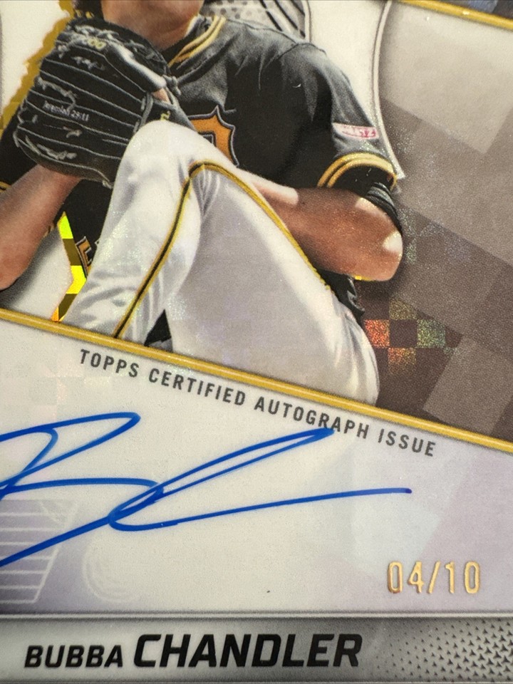 2025 Bowman’s Best Baseball Bubba Chandler AUTO - BLACK X-FRACTOR 4/10 ...