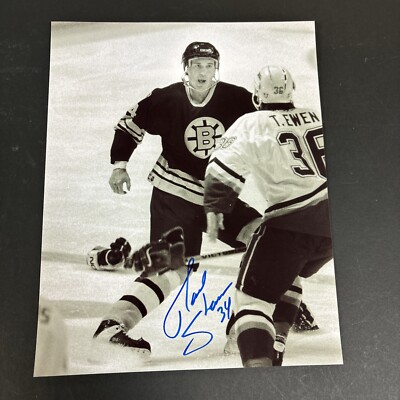 Dave Shaw Signed 8x10 Boston Bruins Sportsworld | eBay