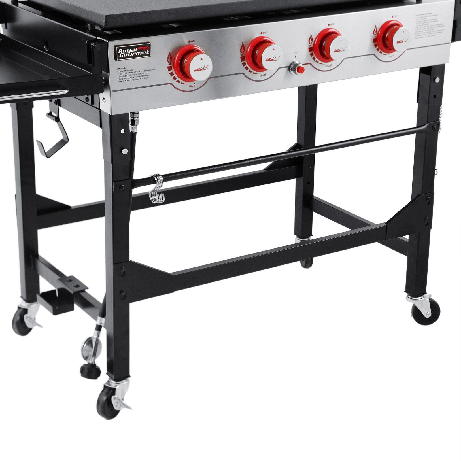 Royal Gourmet 36-Inch Gas Griddle 4-Burner Flat Top Propane Grill ...