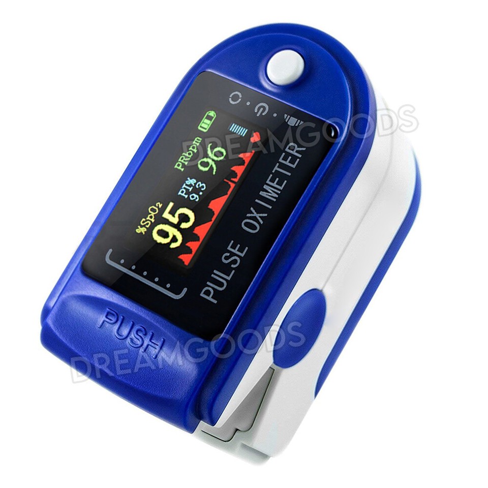 Professional Finger pulse Oximeter Blood Oxygen Saturation & Heart Rate ...