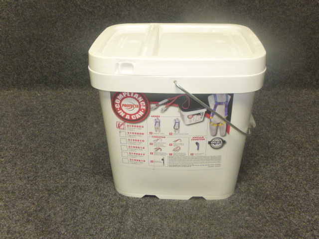 NEW PROTECTA Compliance In A Can Kit 5pt Universal Harness Lanyard ...