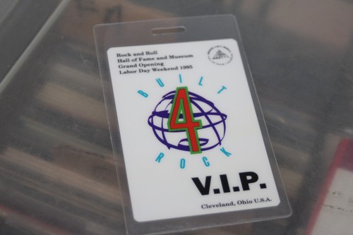 Neil Young Led Zeppelin Aerosmith Backstage Pass Rock N' Roll Hall of ...