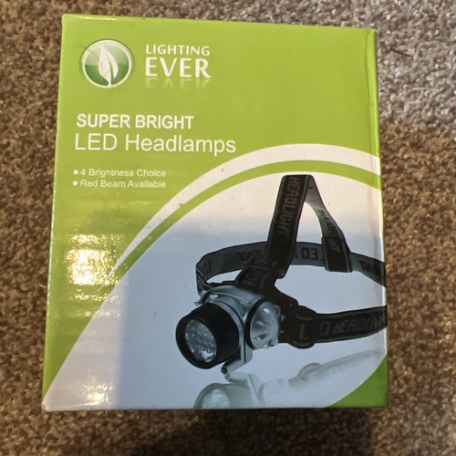 LE Lighting Ever Multi-Setting LED BRIGHT Headlamp Low-High + Red ...