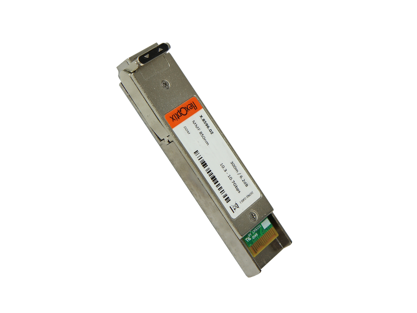 Flexoptix GBIC X.8596.02 MMF 850nm 300m / 6.2dB 10.3-10.7Gbps LC Duplex ...
