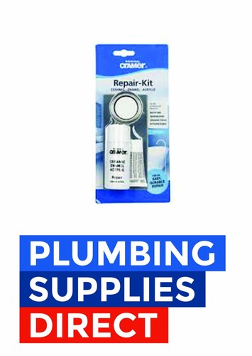 Cramer Sink Bath Shower tray Care Repair Kit WHITE Ceramic Enamel ...