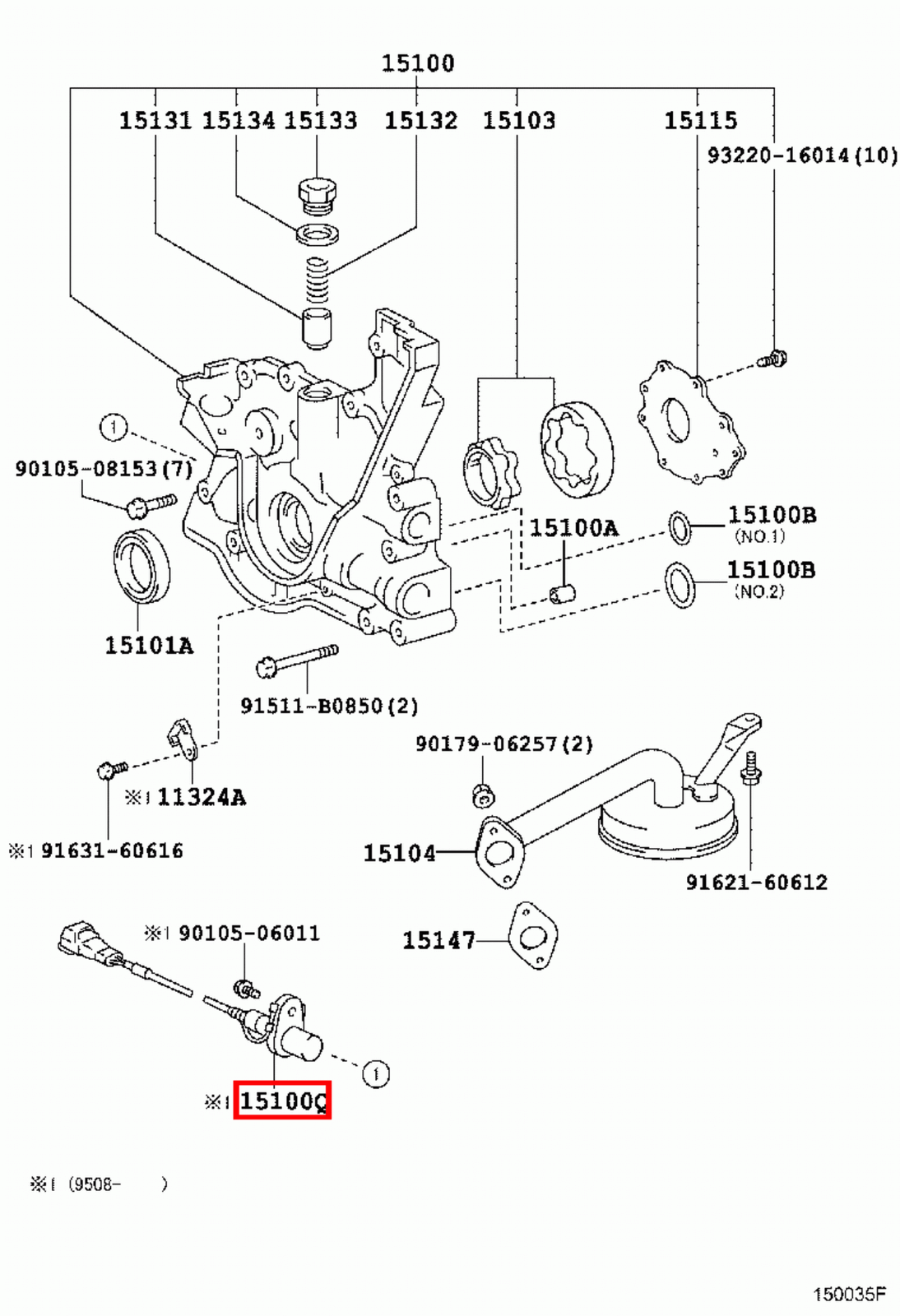 Genuine Soarer JZZ31 Supra JZA80 2JZ 2JZ GE Crankshaft Position Sensor ...