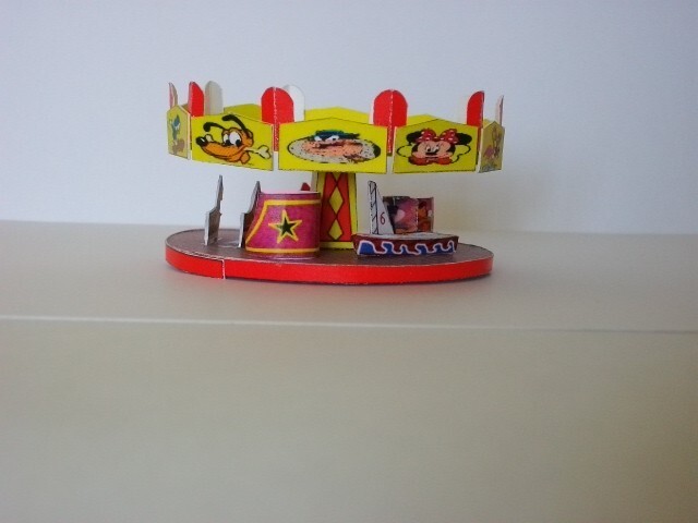 FUN FAIR CARD MODEL 00 SCALE TOY SET RIDE,FAIRGROUND MODEL,CARD KIT ...