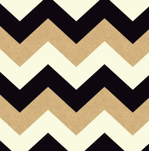 Glitterati Chevron Black Gold Wallpaper 892300 by Arthouse Living Room ...