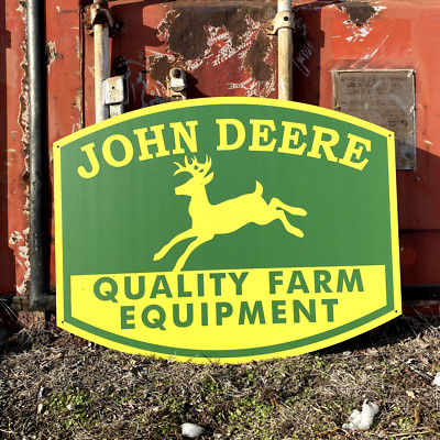 32in John Deere Farm Equipment Sign Vintage Style Repop Sign | eBay