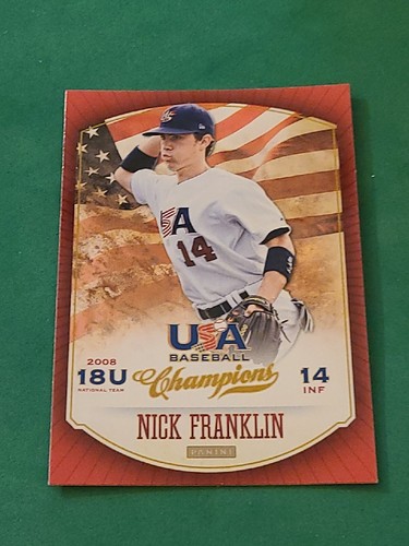 2013 Nick Franklin Panini USA Baseball Champions #64 | eBay