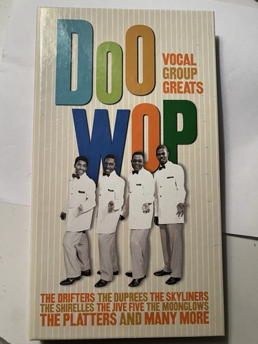 Doo Wop CD Box Set Vocal Group Greats 3 Discs Plus Bonus Disc 72 Songs ...