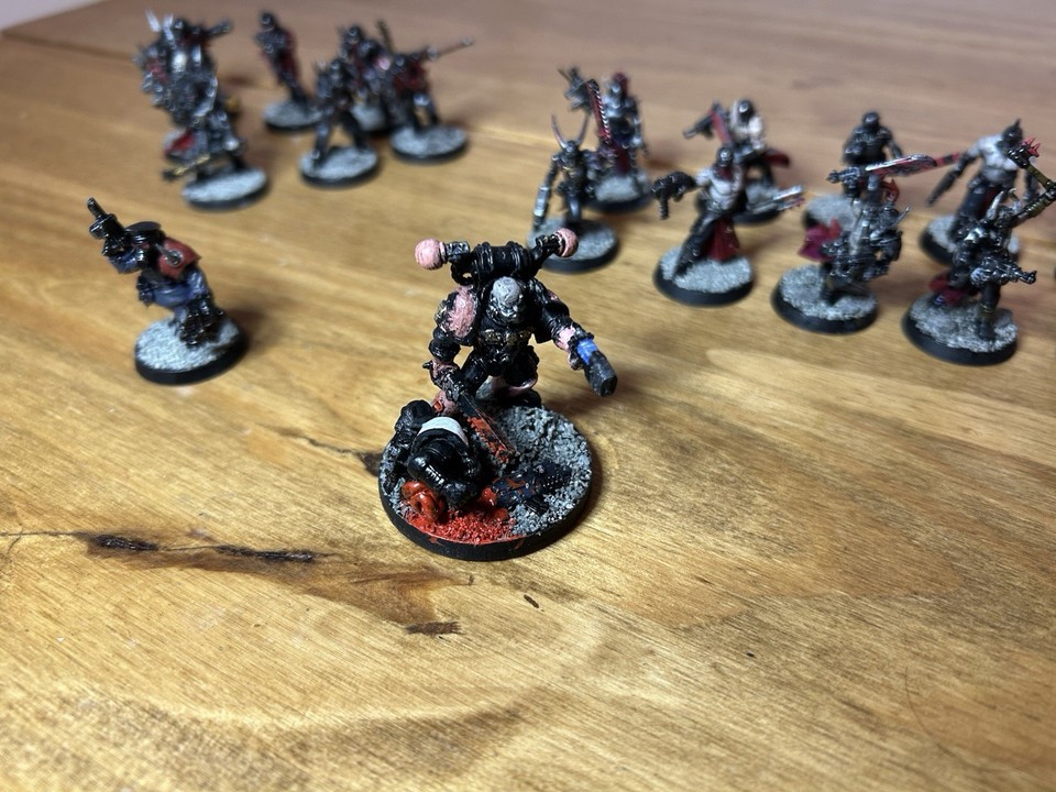 40k Chaos Cultist and Traitor Guard, Aspiring Champion, Chaos Space ...