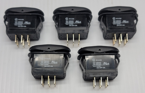 SCI R13-232D1D On-Off-On 3 way rocker switch **Lot of 5** | eBay Australia