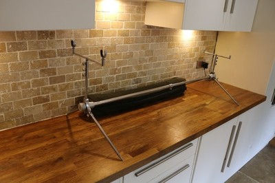 OLD SCHOOL STAINLESS NASH POWERPLAY POD & SOLAR 2 ROD BUZZ BARS CARP ...