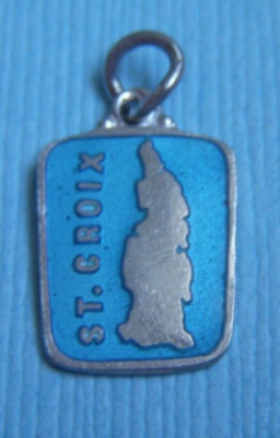 Vintage Meka enamel St. Croix Virgin Islands sterling charm | eBay