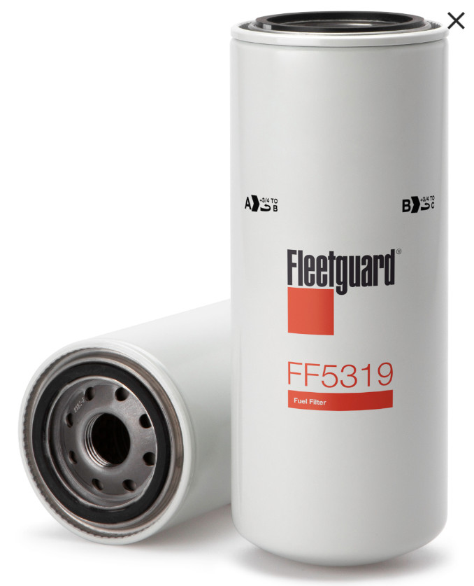 FLEETGUARD FF5319 - Fuel filter cross reference